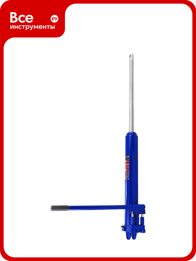 Цилиндр гидравлический удлиненный YATAFORCE 8 т YF-1208-1(60747), серый, универсальный, 630 мм, 490 мм