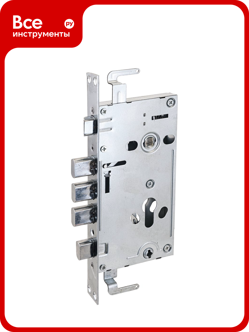 Врезной замок Стандарт б/руч ЗВ1-09СТ без ц/мех. б/о для кит. металл. дверей, стали