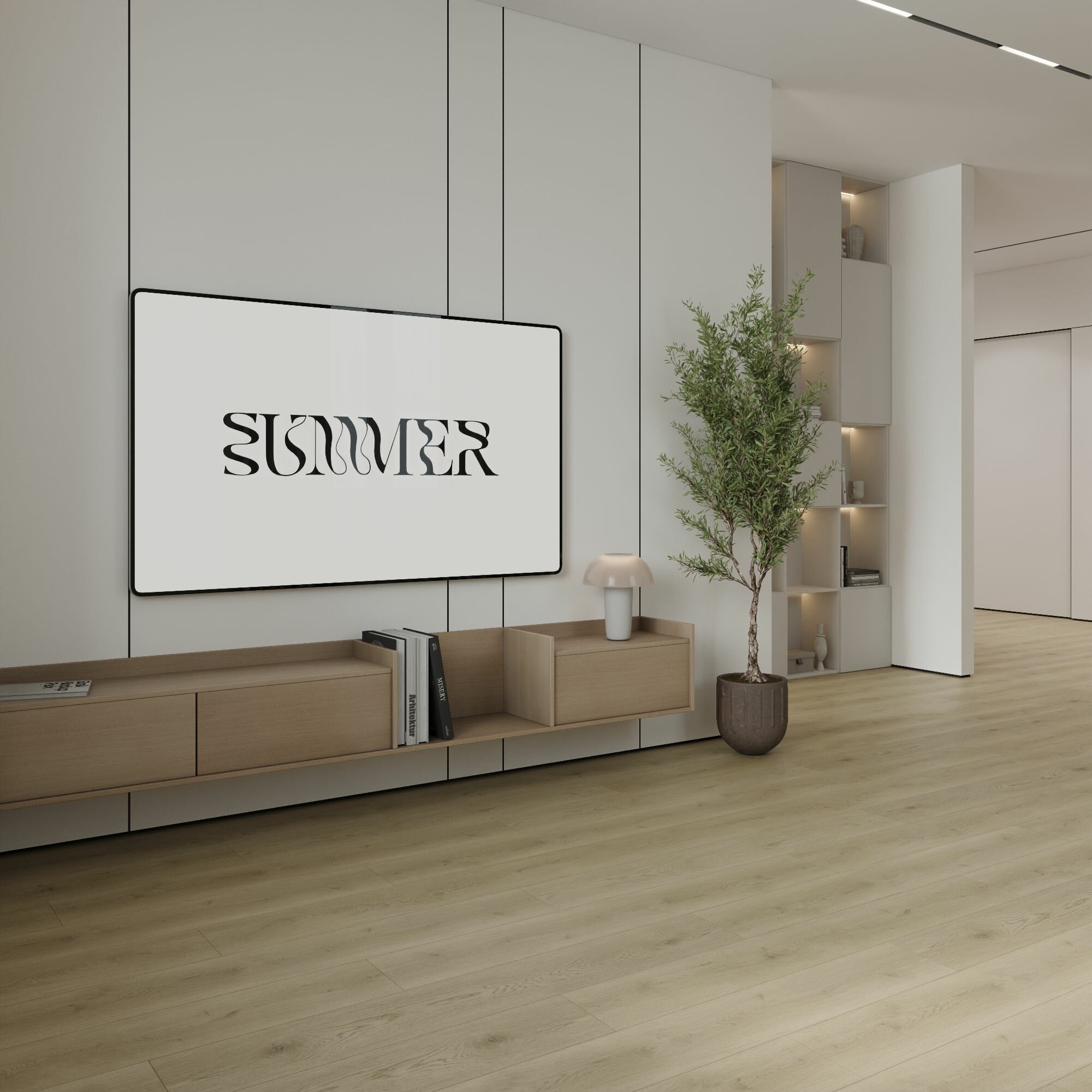 Кварц виниловый ламинат Floorwood Consulate 0,5 защ. слой 5 мм толщина Дуб Антацит ( 1,7568 кв. м.)