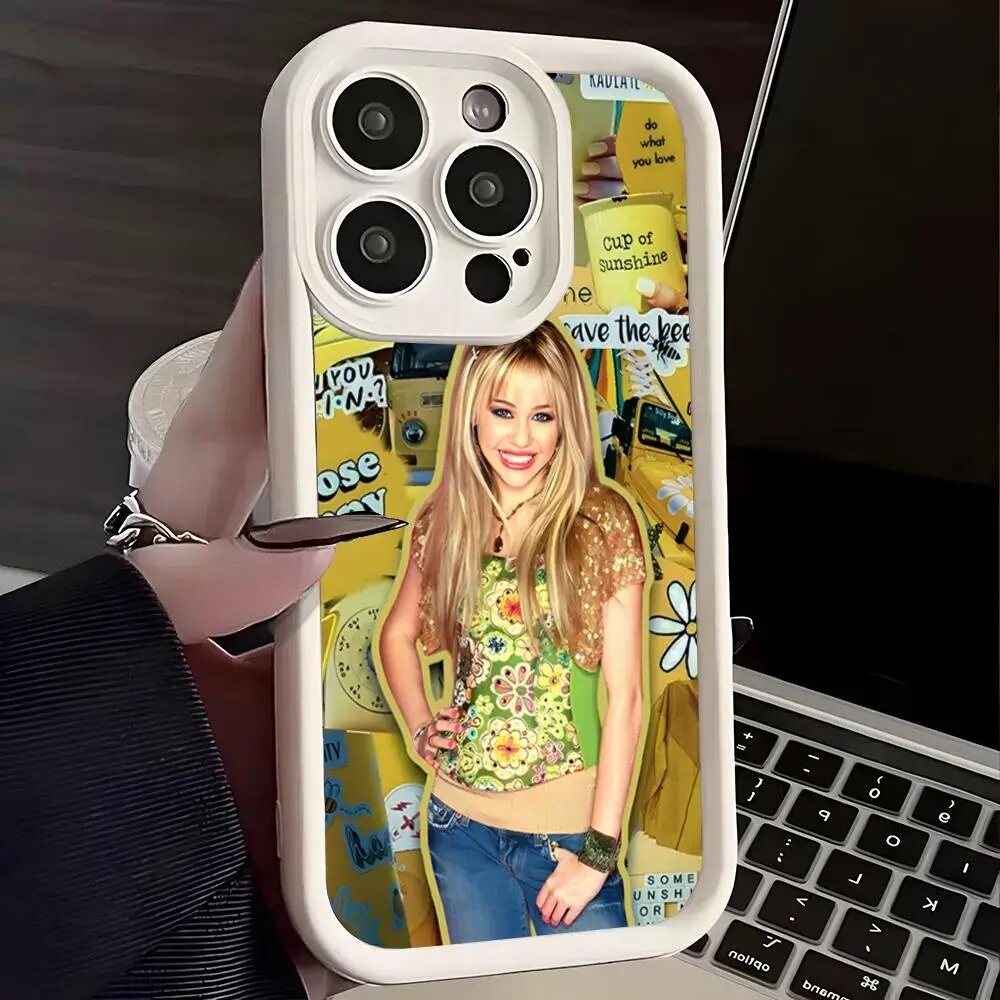 Чехол для телефона H-Hannah M-Montana для IPhone 16 Pro Max 15 Pro 14 Plus 13 12 11 XR XS Max X 7 8 Plus, мягкая задняя крышка из ТПУ