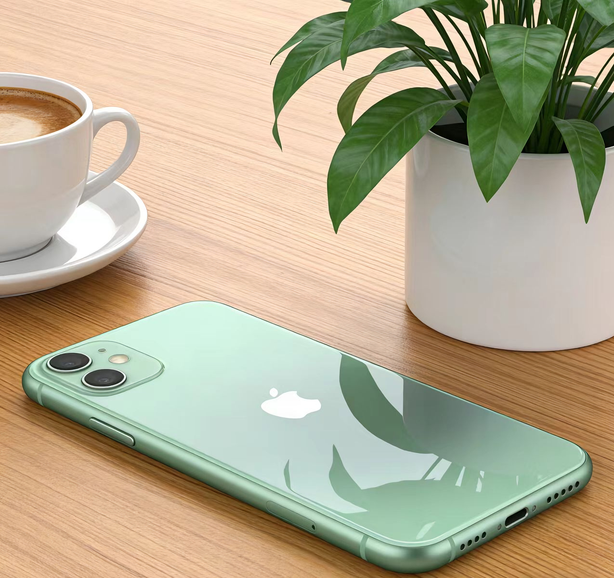 Смартфон Apple iPhone 11 , 6,1", 4 ГБ, 64ГБ, камера 12,0 МП，зеленый，nfc
