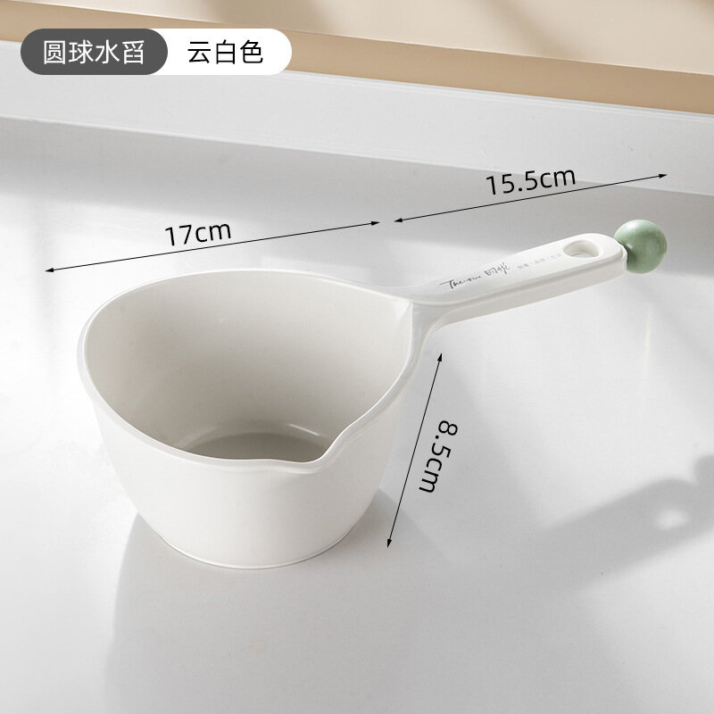 ✅Кухонный водяной черпак для дома, утолщенный пластиковый водяной совок, высококачественный легкий роскошный плавающий черпак, детский шампуневый черпак, черпак для наливания