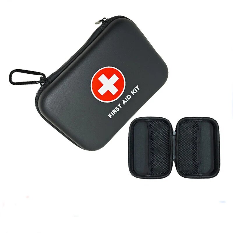 Черная водонепроницаемая аптечка First Aid Kit