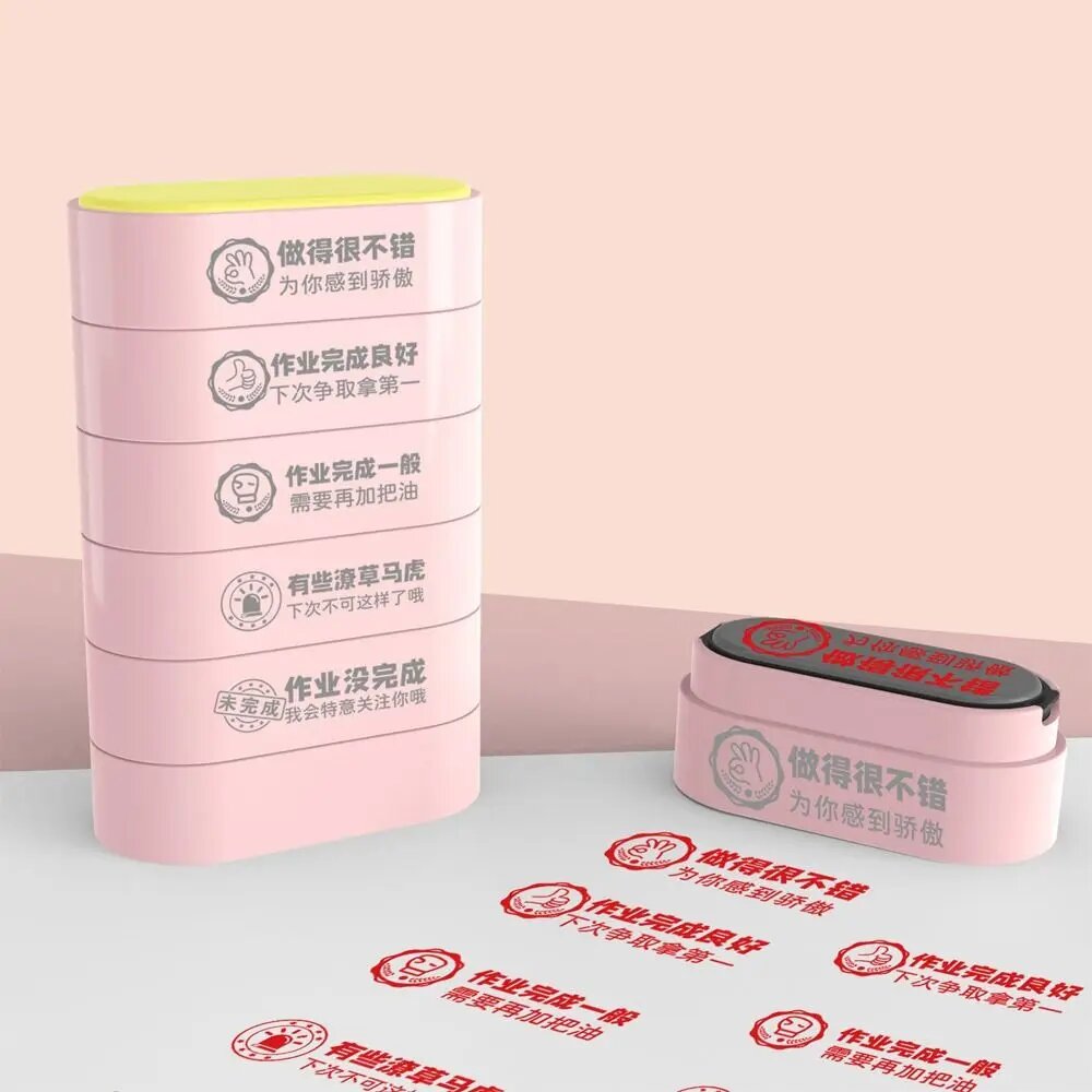 Пластиковый штамп 5-в-1 Pink-2