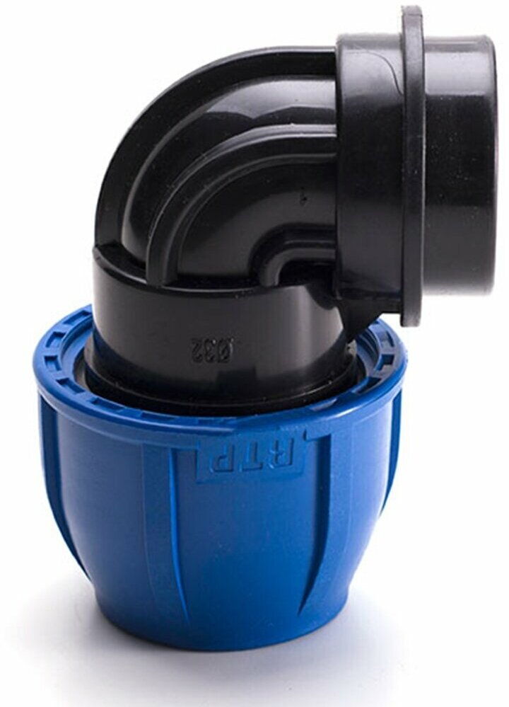 Уголок ПНД 40 мм x 1 1/4" внутренняя резьба РосТурПласт, полипропилен, для водоснабжения