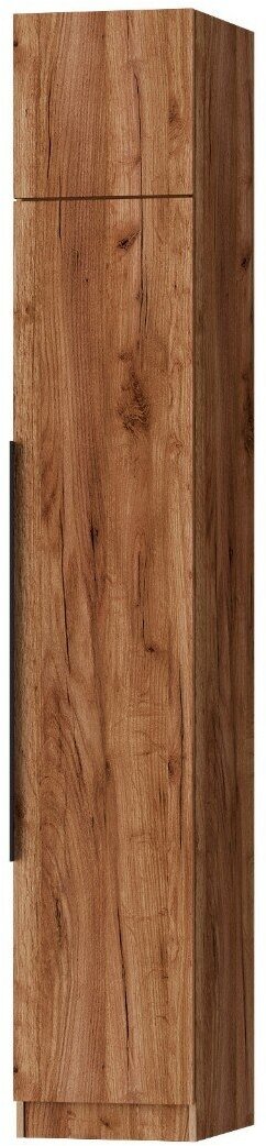 Шкаф пенал, для одежды Арлин, Легкомаркет, правый, 400-550-2300, платяной, цвет дуб табачный