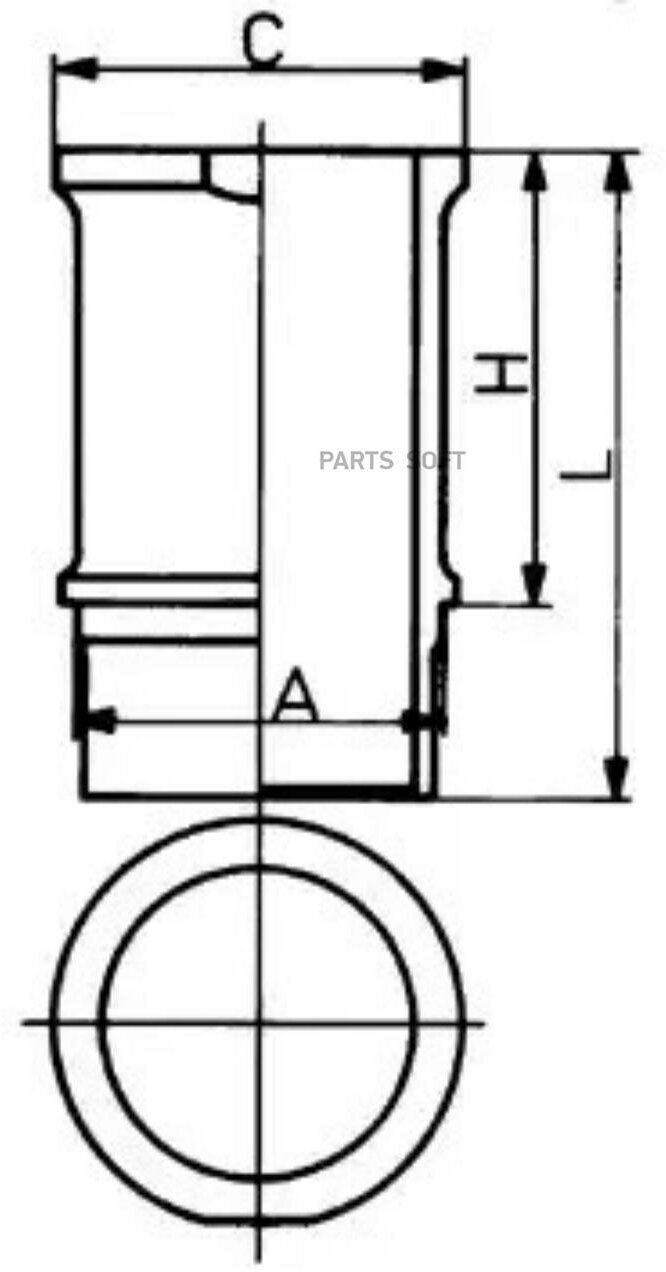 Гильза d750 KOLBENSCHMIDT арт. 89584110