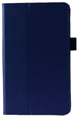 Чехол-обложка с подставкой MyPads для Samsung Galaxy Tab A 8.0 (2017) SM-T380 / T380 / T385c синий кожаный