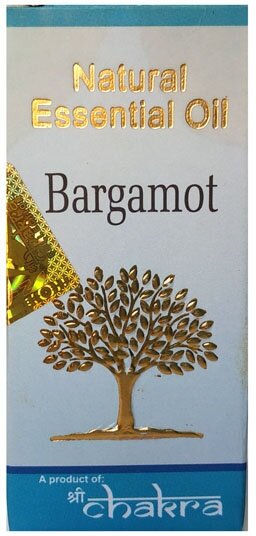 Natural Essential Oil BARGAMOT, Shri Chakra (Натуральное эфирное масло бергамот, Шри Чакра), 10 мл.