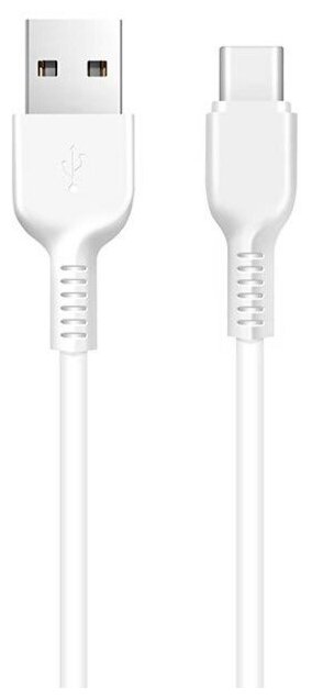 Кабель USB Hoco X20 Flash, USB - Type-С, 2А, 2м, белый