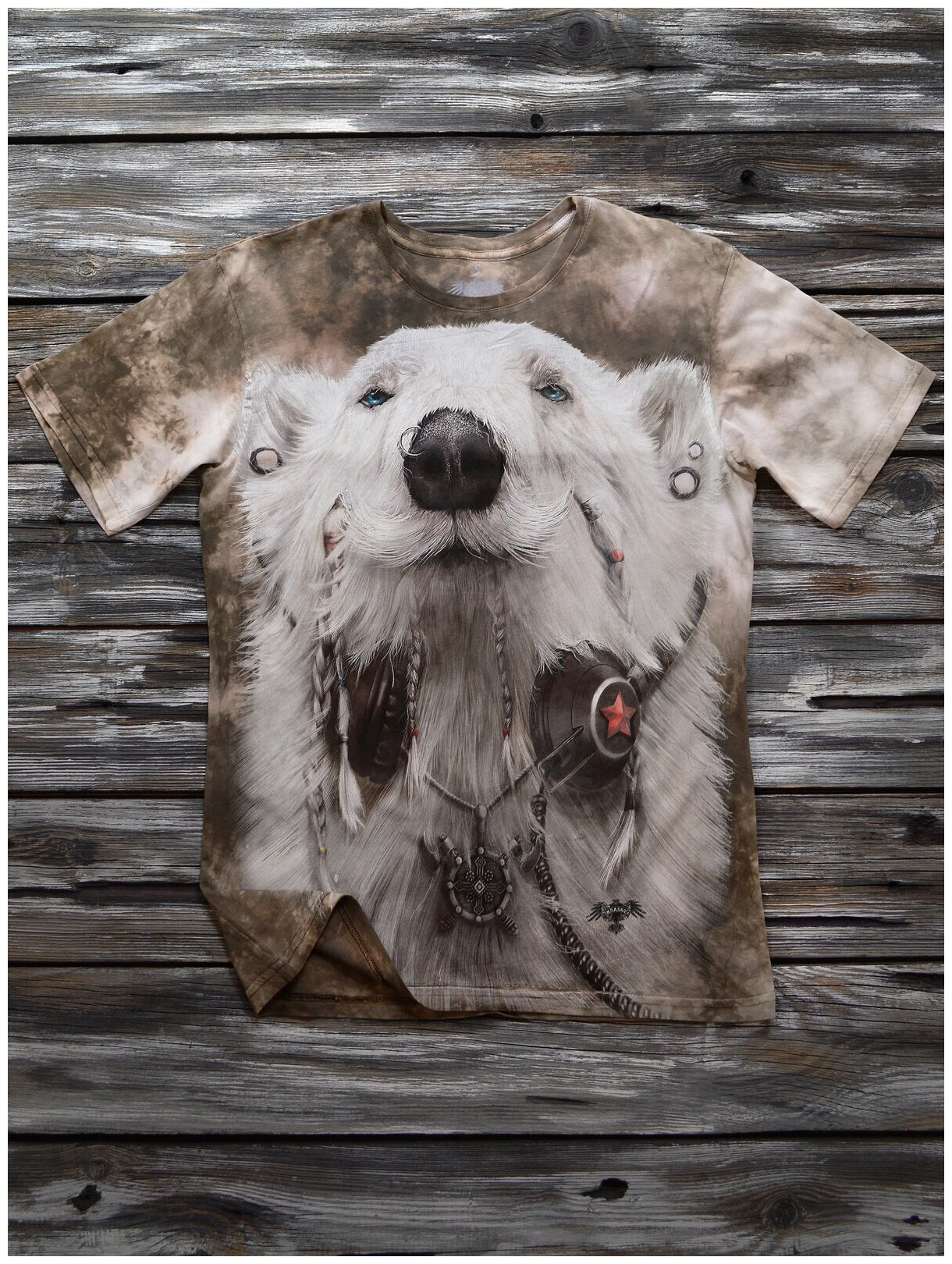 Футболка ХИППИ МЕДВЕДЬ