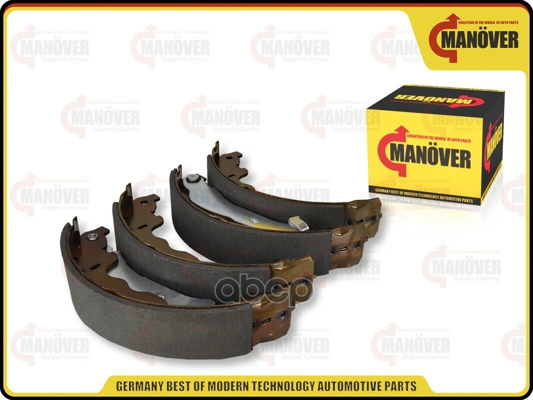 Колодки тормозные Renault Logan Duster Largus задние 230мм барабанные скобы ручн MANOVER MR2014793 MANOVER арт. MR2014793