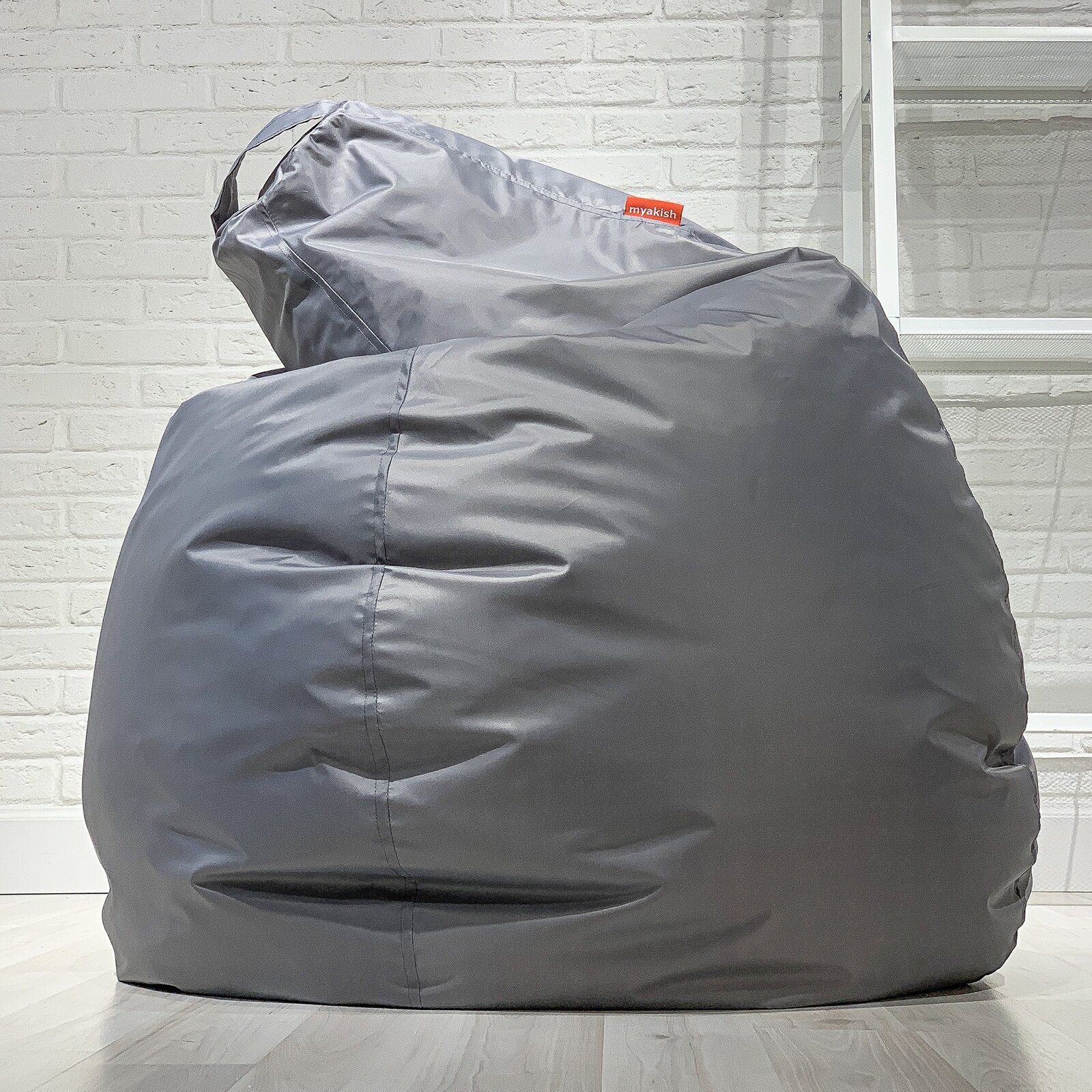 Кресло-мешок Myakish "Оксфорд", бескаркасное, серый, XXXL, 350л