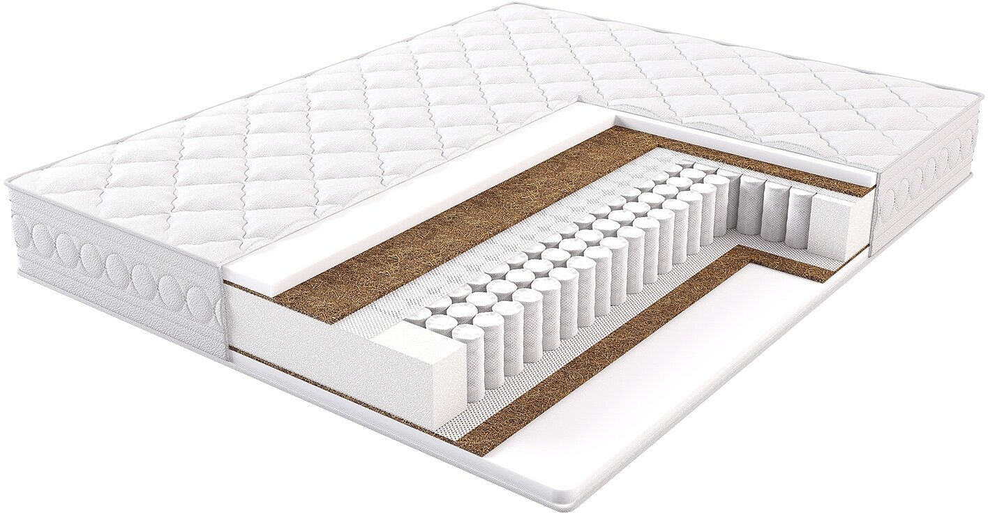 Матрас MILDEX Tulipano, 180х200 см, пружинный, двусторонний, средняя жесткость