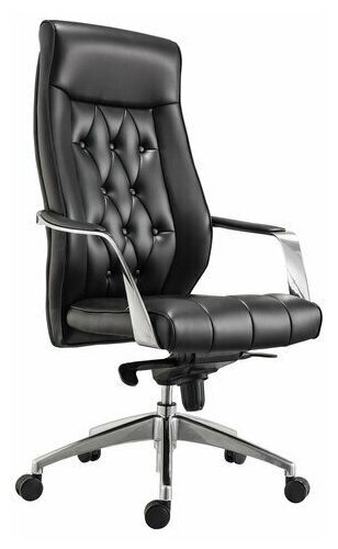 Кресло офисное BRABIX PREMIUM «Sonata EX-754»мультиблокалюминийэкокожачерное532491