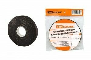 Изолента ХБ 19/21 двухсторонняя (300г) TDM