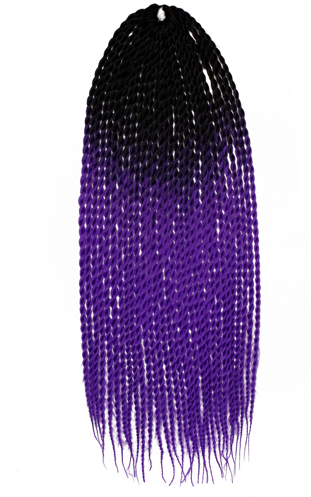 Hairshop Сенегал твист 1B/Ф 19 45 см (Черный/Темно фиолетовый)