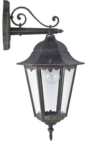 Фонарь Настенный Уличный Favourite London 1809-1W Золото, Черный / Фаворит.