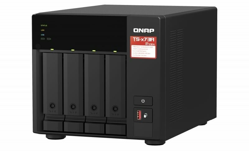 QNAP TS-473A-8G NAS сервер сетевое хранилище