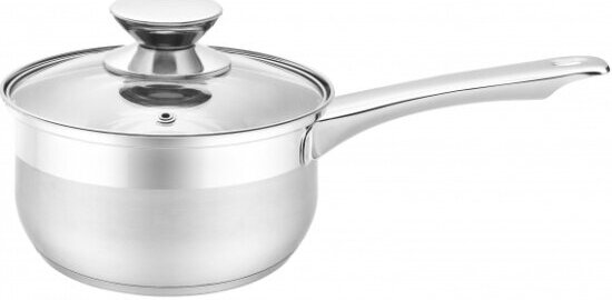 Ковш с крышкой Attribute STEEL CLASSIC 16см
