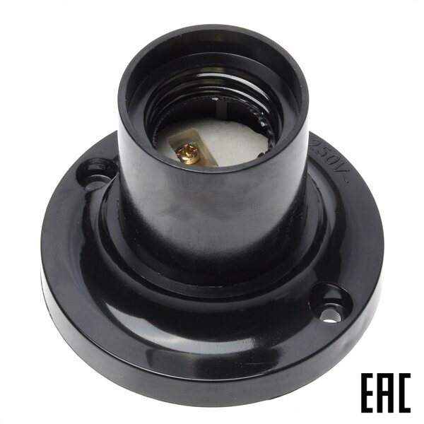 Патрон 71608 NLH-BL-W2-E27 4А 250В потолочный, прямой, карболитовый Navigator (34 шт. в наборе)