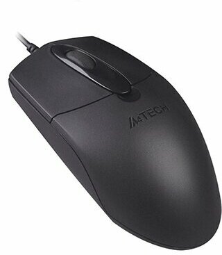 A4Tech Оптическая мышь A4Tech OP-720, 2кн.+скр, черный (PS/2) (ret)