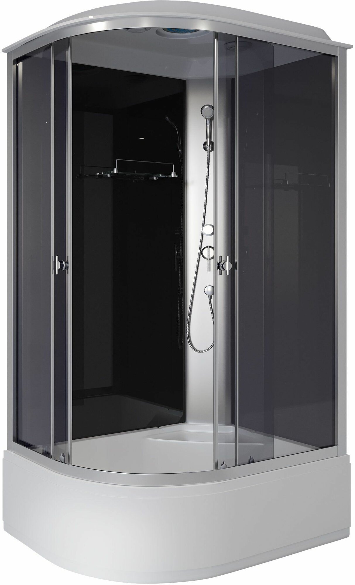 Душевая кабина ST3512TPR-C4, высокий поддон, правая, тонированное стекло, 120х80х215 см.