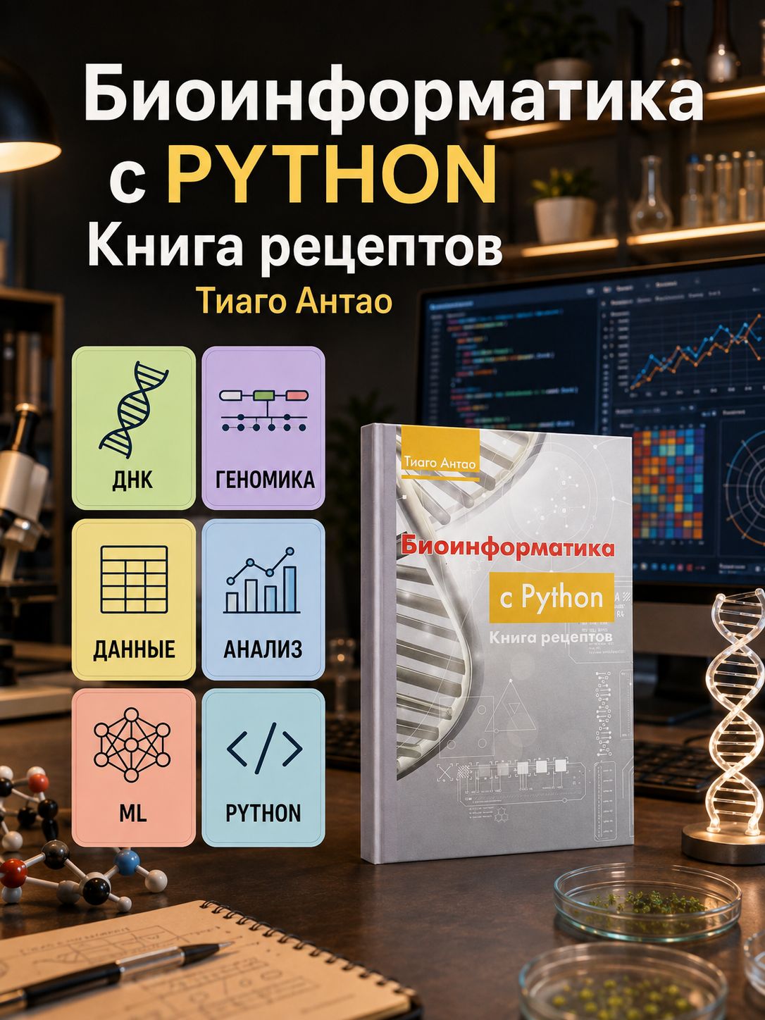 Биоинформатика с PYTHON. Книга рецептов — фото 1