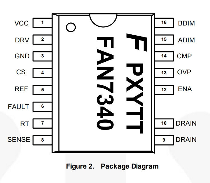 Контроллер FAN7340MX