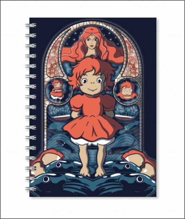Тетрадь Рыбка Поньо на Утёсе №4, А6