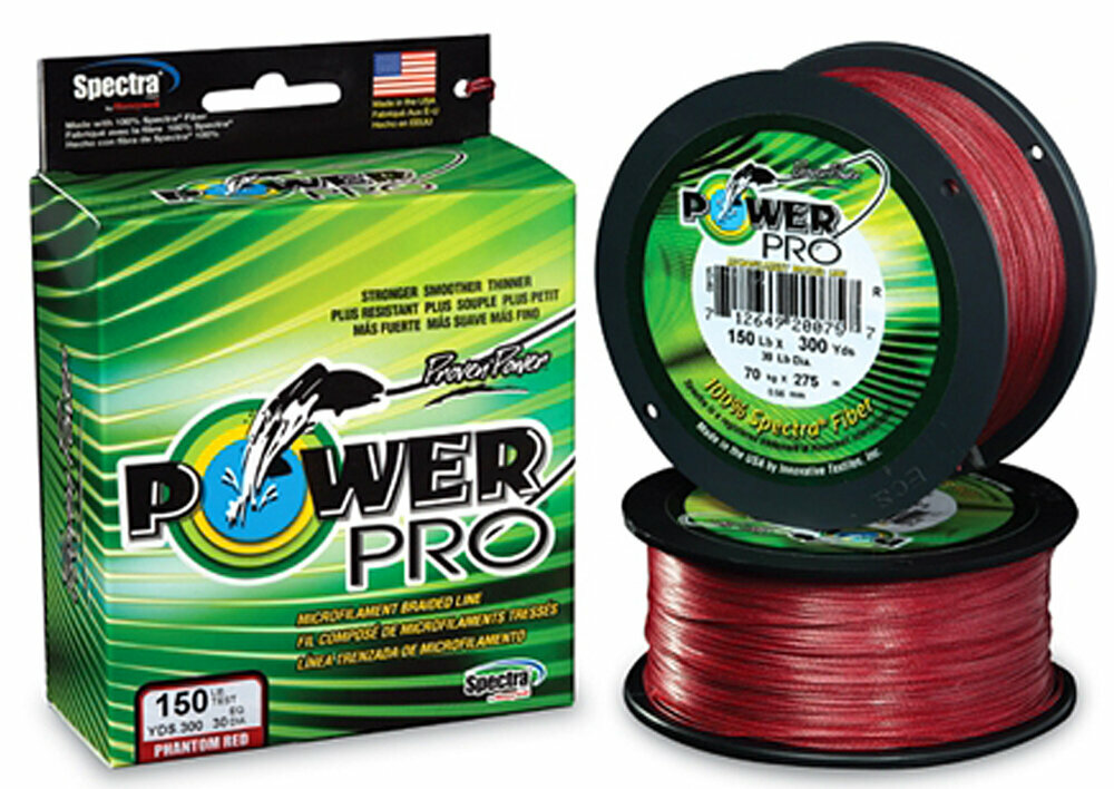 Плетеный шнур Power Pro 135м красный 0,06/3кг