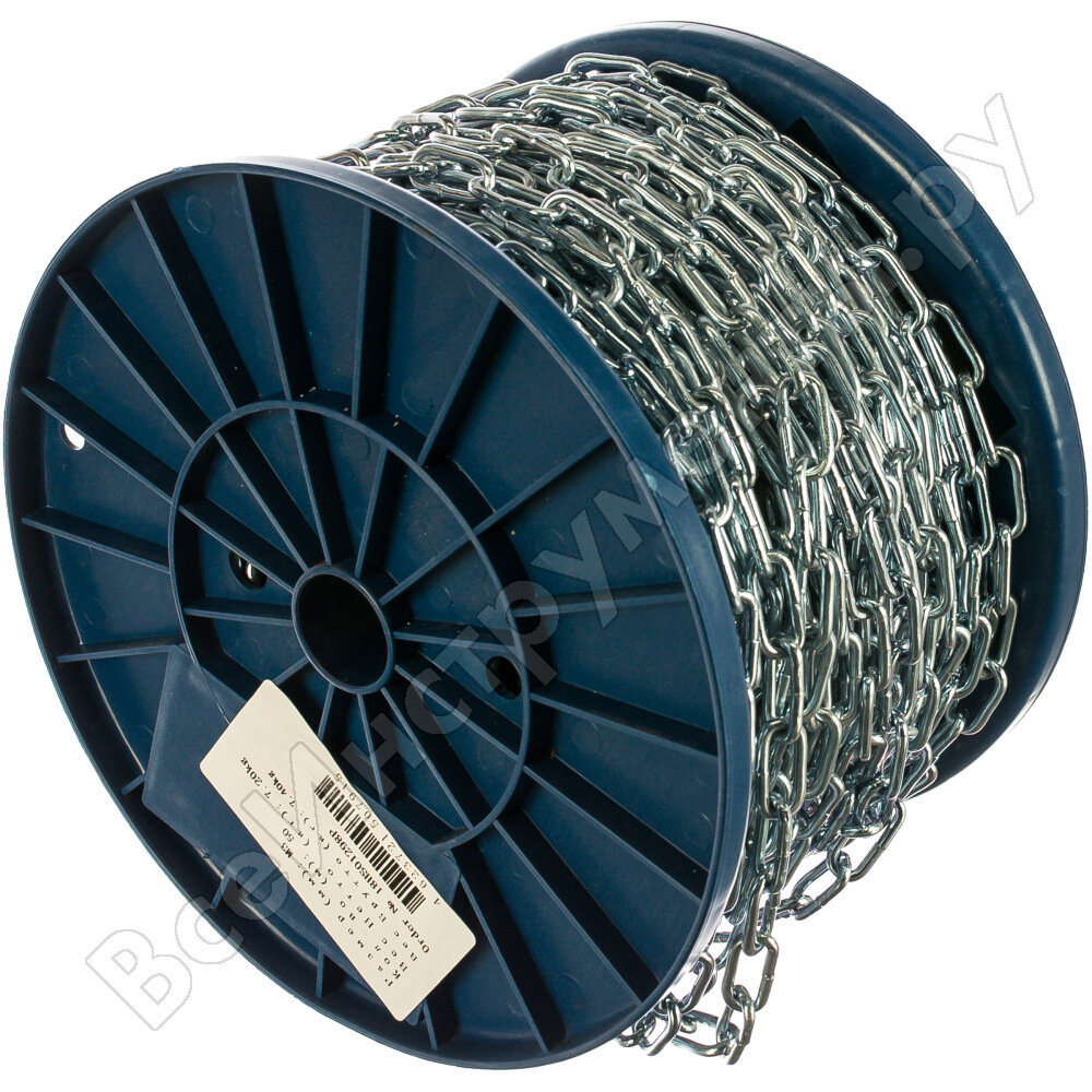 Сварная цепь креп-комп короткозвенная DIN 766 50 м цк3