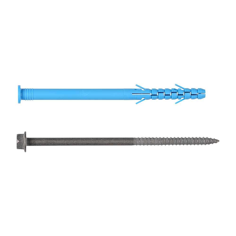 Дюбель фасадный европартнер 10х160 мм с шурупом 4 шт