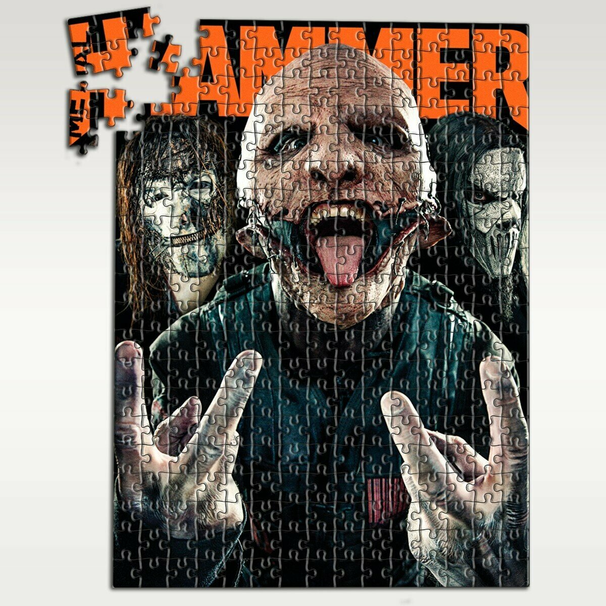 Пазл картонный А3: модель Музыка Slipknot - 6349 П