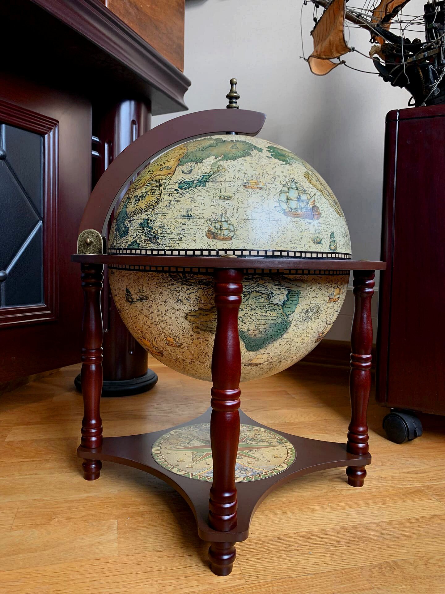 Глобус бар для напитков BLT, мини бар, сфера 33 см