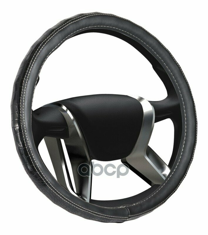 Оплетка руля (M) 37-39см черная кожа Arizona SENATOR SENATOR арт. OPLS0201