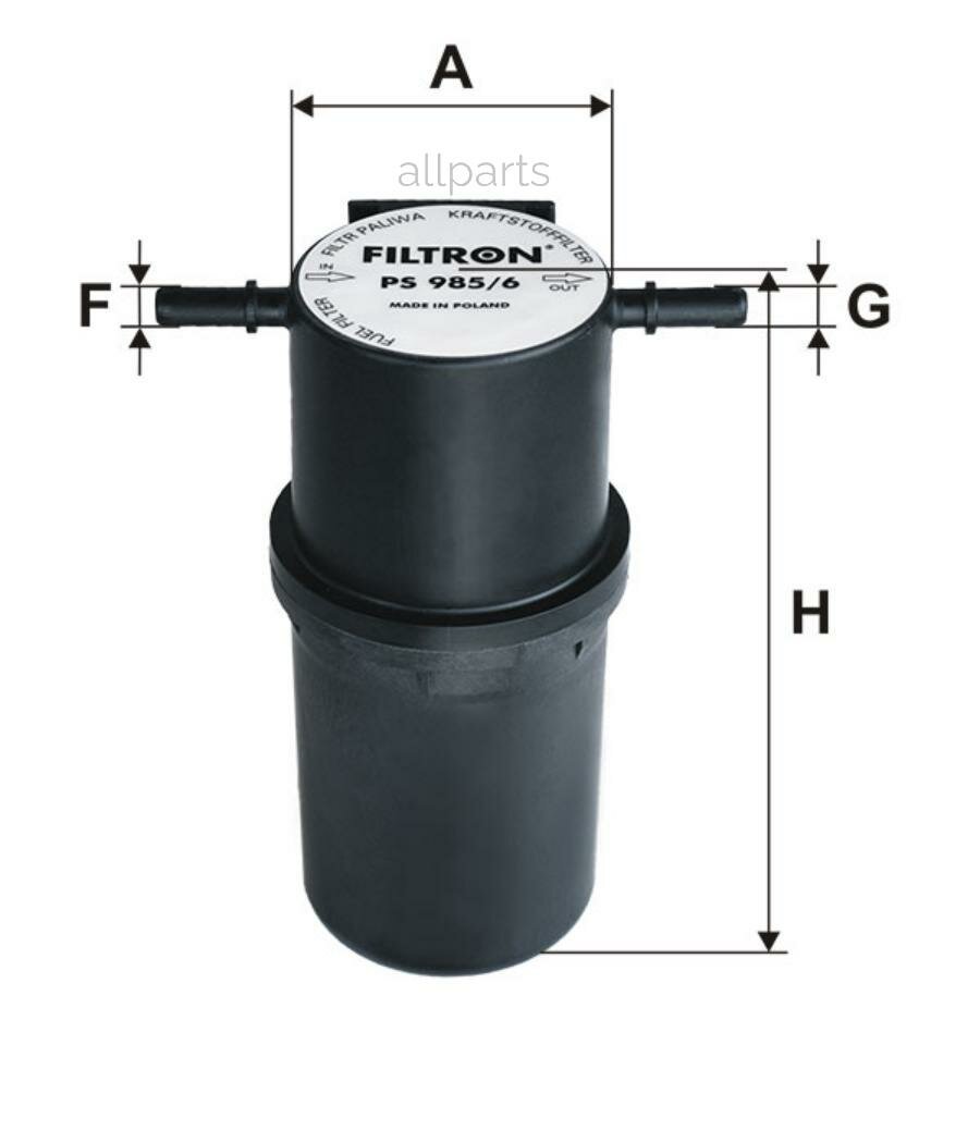 FILTRON PS9856 фильтр топливный