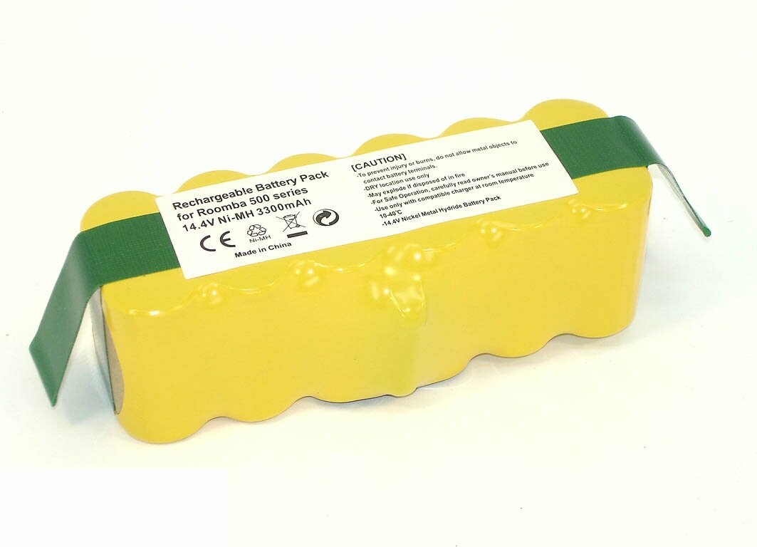 Аккумулятор для робота-пылесоса iRobot Roomba 500, 600, 700, 800, 900 Series. 14.4V 3300mAh Ni-MH.