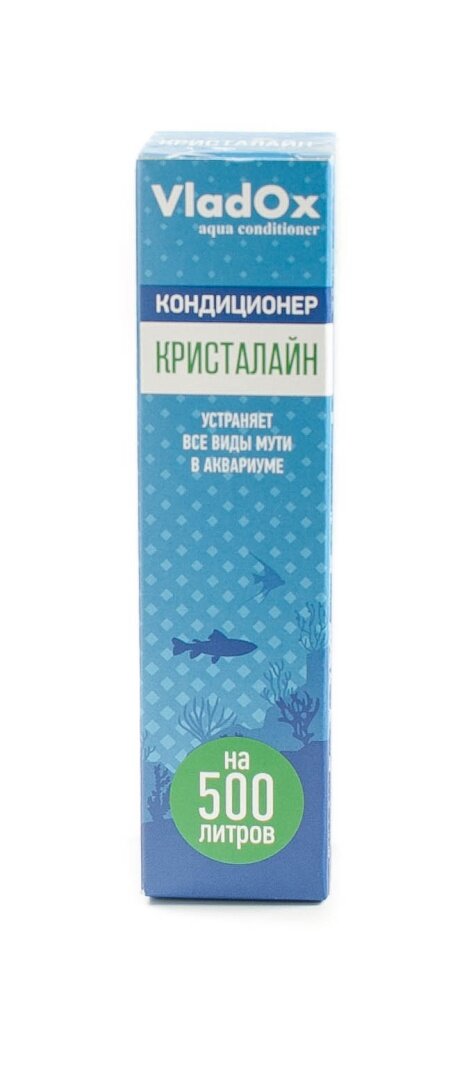 Кондиционер для аквариумной воды VladOx Crystaline 50 мл
