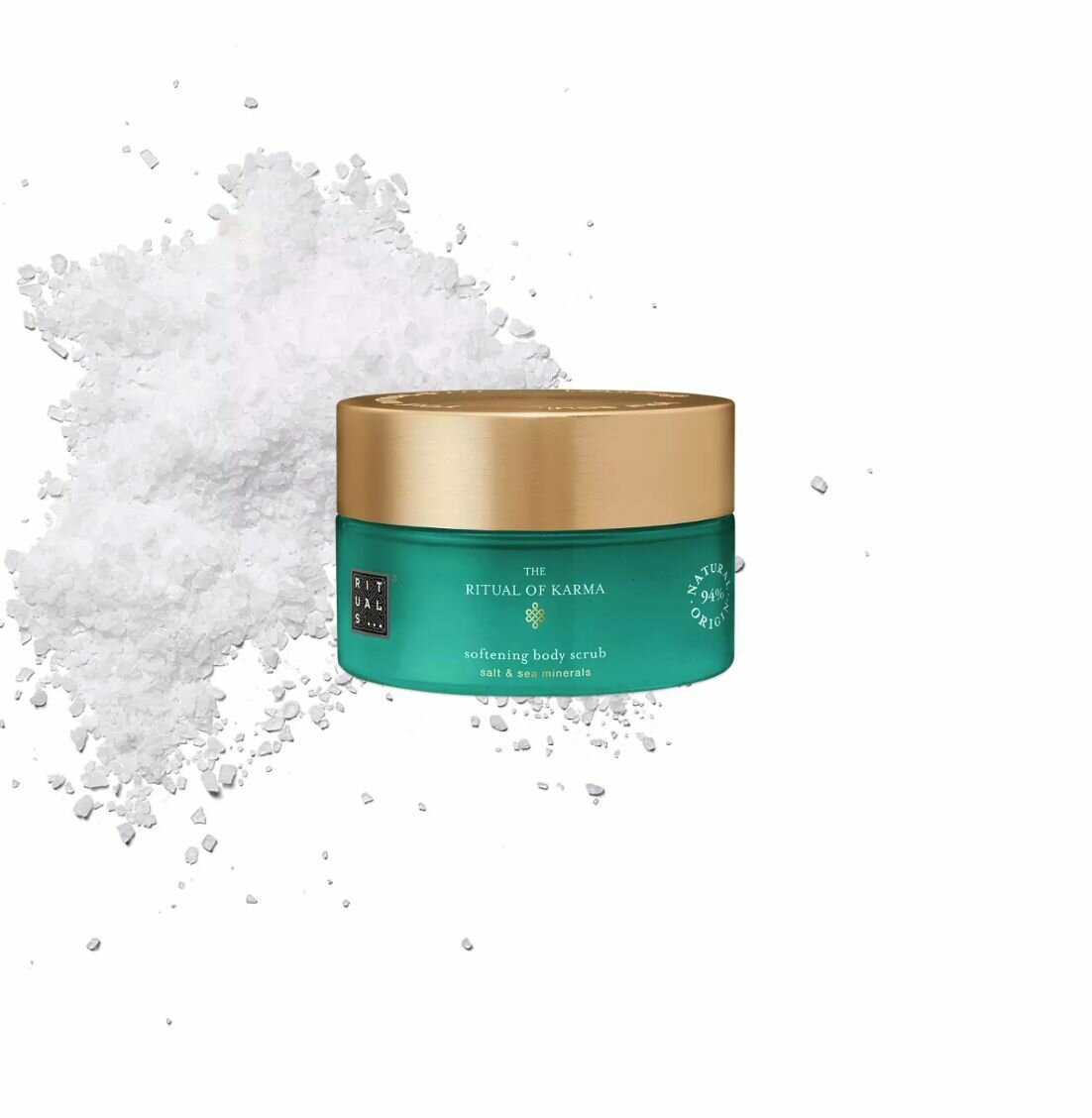 Скраб для тела RITUALS (Ритуалс) (Karma) с сладким цветочным ароматом священного лотоса и белого чая, 125гр