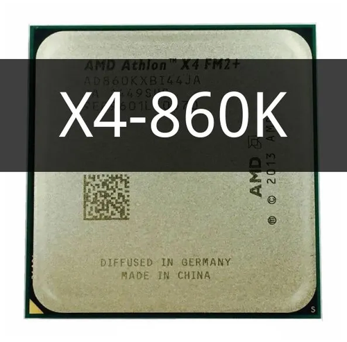 Процессор AMD Athlon X4 860K 3.7 ГГц, 4 ядра, сокет FM2+, 95 Вт, OEM ...