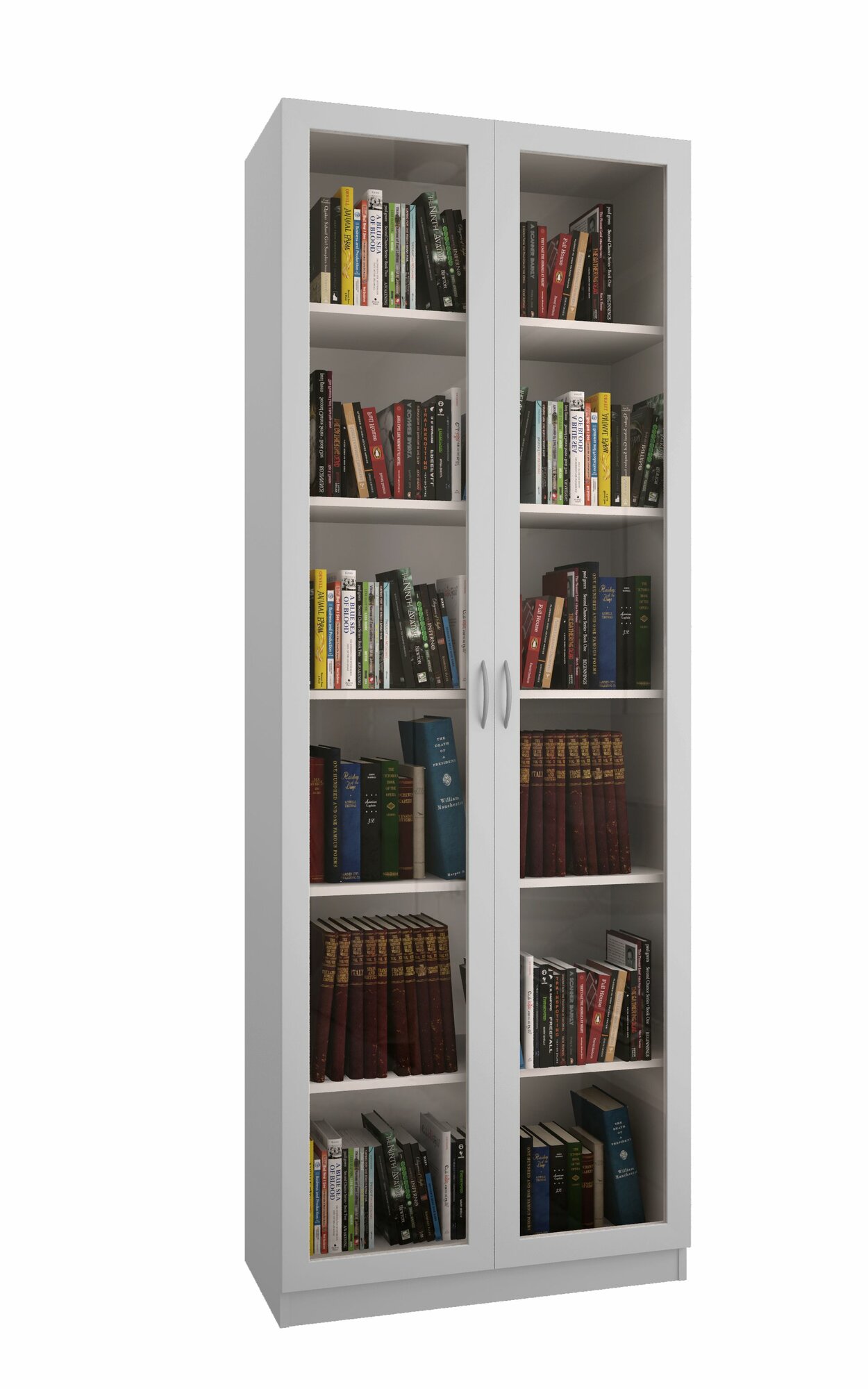 Книжный шкаф "Библиограф 2.1" 80х200х40, белый