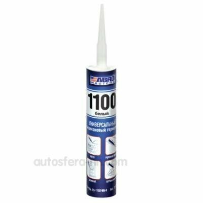ABRO SS1100WH Герметик универсальный силиконовый белый (280мл) "ABRO Masters" (ABRO)
