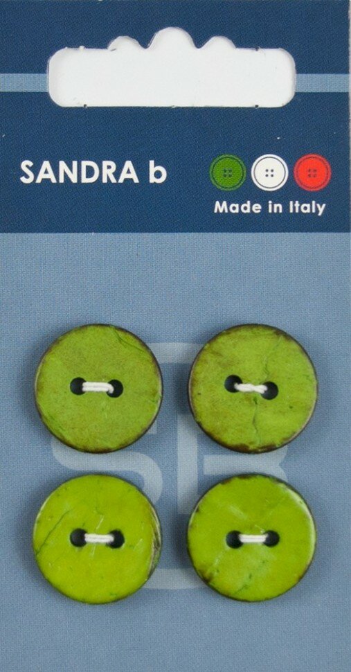 #CARD075 Пуговицы Sandra 4 шт