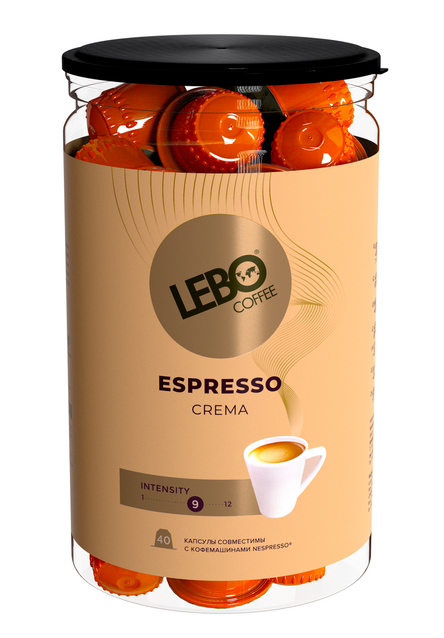 Кофе Lebo Espresso Crema в капсулах 5,5 г x 40 шт