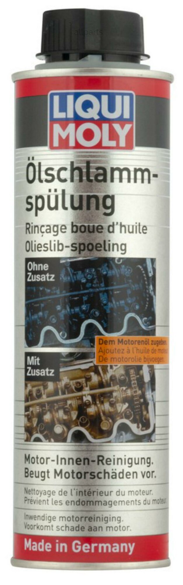 LIQUI MOLY 5200 Долговрем. промывка масляной сист. LIQUI MOLY 0,3л Oil-Schlamm-Spulung