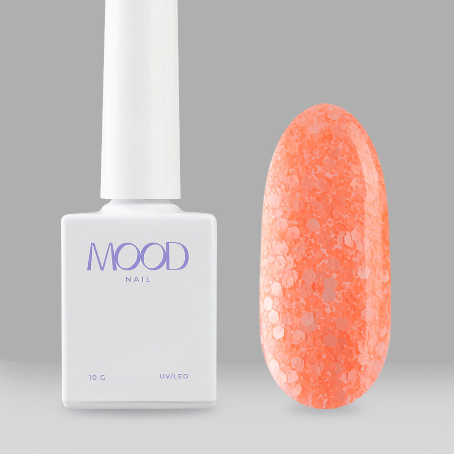 Гель-лак MOODNAIL Holi Festival Orange, 10 г