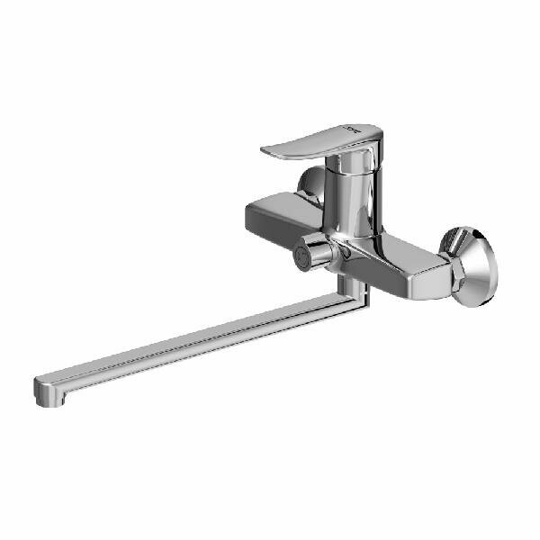 Смеситель для ванны и душа излив 322мм с акс, Хром D5095000 Ultra, Dorff