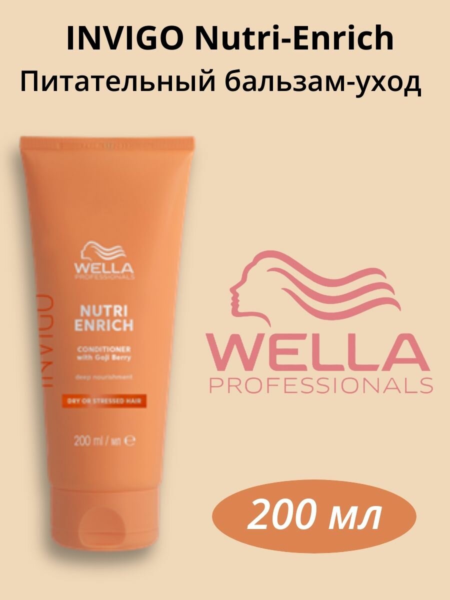 Wella Professionals Питательный бальзам-уход Invigo Nutri-Enrich, 200 мл
