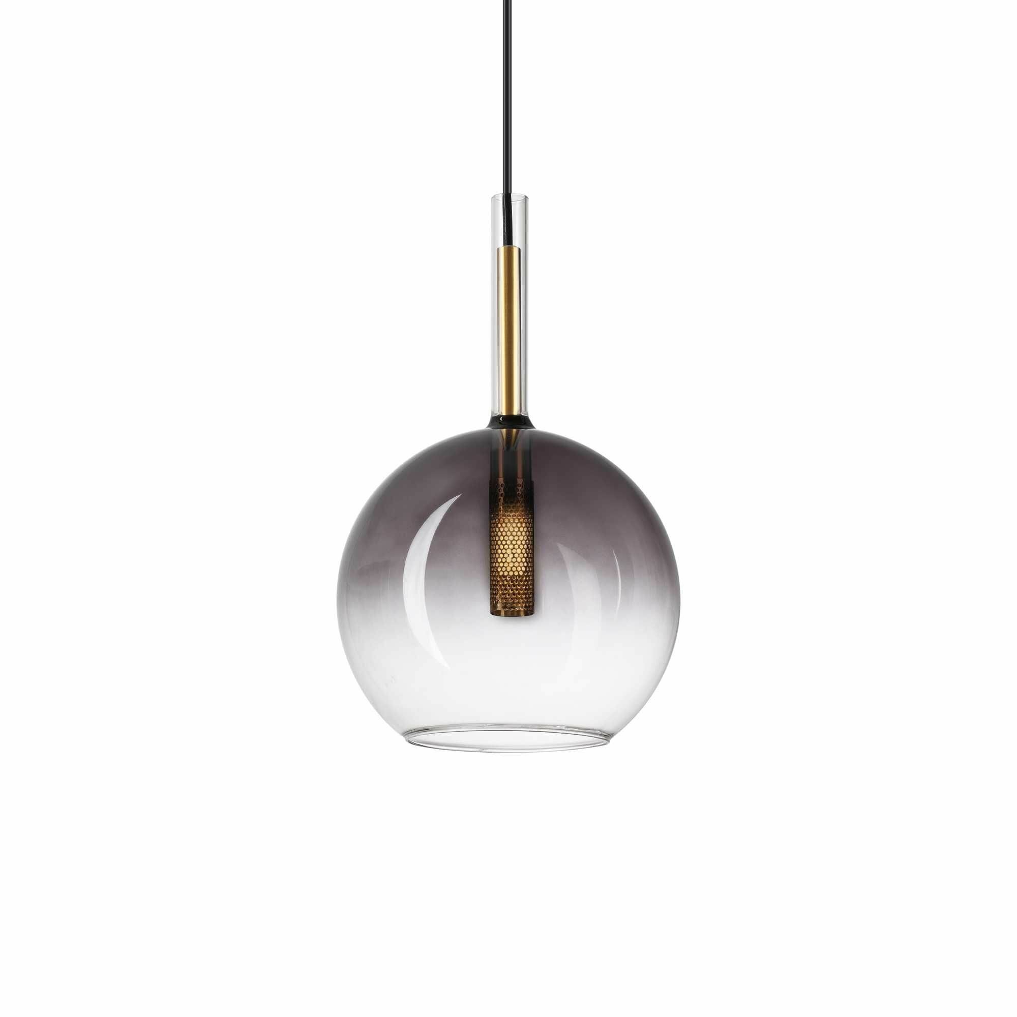 Светильник подвесной ideal lux Empire SP1 Sfera макс.1x28Вт G9 230В IP20 Хром размытый/Позолоченный Стекло/Металл Лампа LED в комплекте 309811.